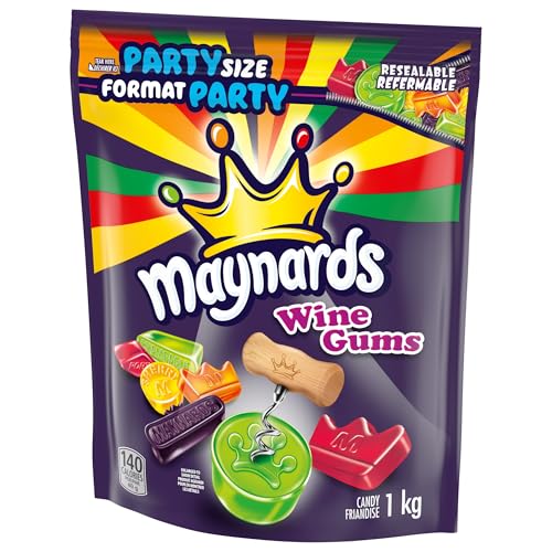 Maynards Wine Gums - 1kg Party Size Chewy Candy | Assorted Fruit Flavo ...